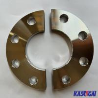 China JIS SUS304 10K 80A Stainless Steel Plate Lap Joint Split Flange DN80 OD185mm for sale