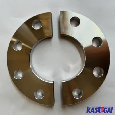 China JIS SUS304 10K 80A Stainless Steel Plate Lap Joint Split Flange DN80 OD185mm for sale
