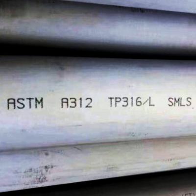 China ASTM A312 316L Seamless Stainless Steel Pipe 3 Inch SCH10S SMLS Pipe for sale