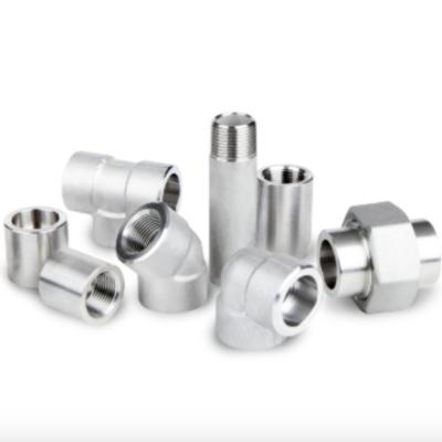 China ASME B16.11 Stainless Steel High Pressure Socket Weld & Threaded Fittings 1/8