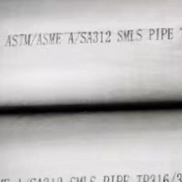 China ASTM A312 316L Seamless Stainless Steel Pipe 3 Inch SCH40S 20Ft for sale