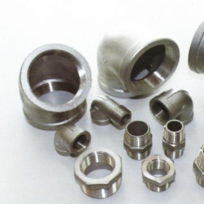 China ISO Certified Stainless Steel Pipe Fittings ASME B16.11 1/8 NPT BSP for sale