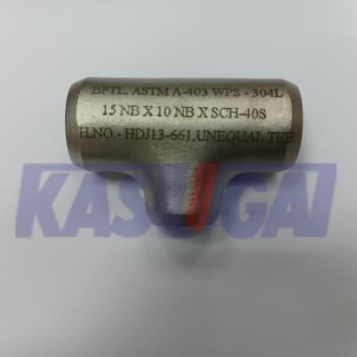 China ASTM A815 UNS S31803 BW Equal Tee Duplex Stainless Steel Butt Weld Fittings 1/2