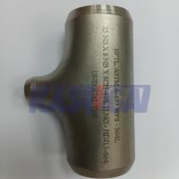China ASTM A815 UNS S31803 Duplex Stainless Steel BW Equal Tee 1/2