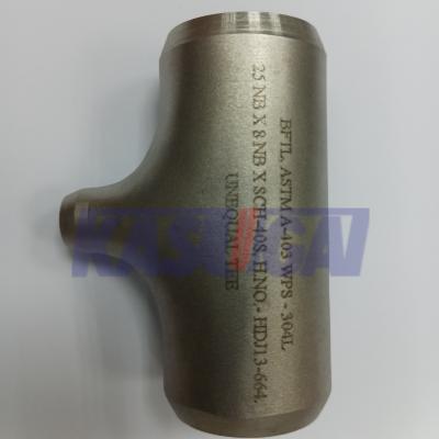 China ASTM A815 UNS S31803 Duplex Stainless Steel BW Equal Tee 1/2