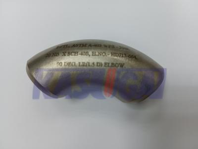 China ASTM A815-WP UNS S31803 45 Degree Duplex Stainless Steel BW Elbow 1/2
