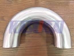 China UNS S31803 45 Degree BW Elbow Duplex Stainless Steel Butt Weld Fittings 1.5D LR for sale