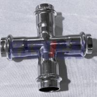 China AISI 304 CL150 Stainless Steel Cast Cross Threaded Fitting 1/8 to 4 Inch NPT for sale