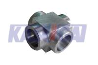 China Stainless Steel Threaded Cross Fitting ASTM A403 ASME B16.11 3000 LBS 1/2 Inch for sale