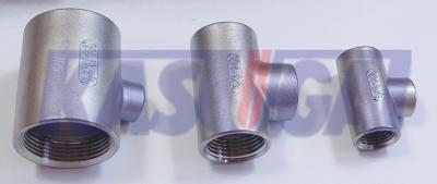 China KASUGAI Stainless Steel Pipe Fittings 1/8 PED Certified ISO Tees Elbows Nipples for sale