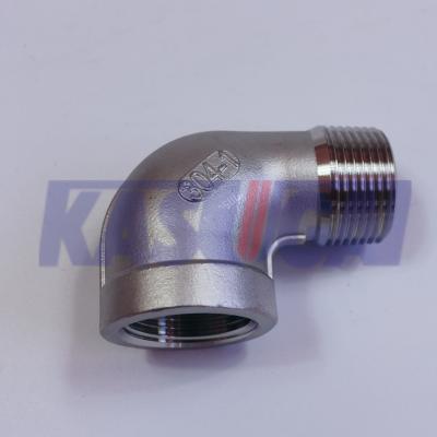 China MSS SP-114 CL150 304 Stainless Steel 90 Degree Elbow Cast Thread 1/2 to 4 Inch for sale