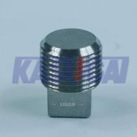 China AISI 304 MSS SP-114 CL150 1 1/2 Stainless Steel Cast Threaded Square Head Plug for sale