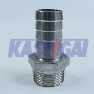 China AISI 304 Stainless Steel Cast Threaded Hexagon Hose Nipple 2 1/2 Inch CL150 MSS SP-114 for sale