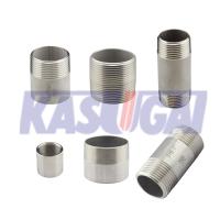 China AISI 304 ISO 49-1994(E) CL150 Cast Threaded Hexagon Nipple 1-1/4 Inch NPT for sale