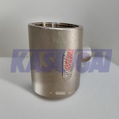 China AISI 304 Stainless Steel Cast Threaded Reducing Tee ISO 49 CL150 1-1/2 x 3/4 NPT for sale