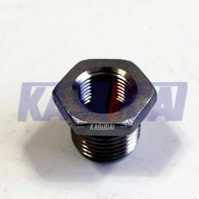 China ASME B1.20.1 Stainless Steel Hexagon Head Threaded Plug 1/8 to 4 Inch Class 150-9000 for sale