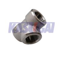 China ASTM A182 F304 Stainless Steel Socket Weld Straight Tee 1/2 to 4 Inch 3000-9000 PSI for sale