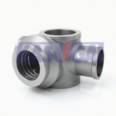 China ASTM A403 WP304 Stainless Steel Forged SW Cross 3000 LBS 1/2 to 4 Inch for sale
