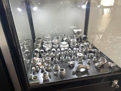 China Stainless Steel Threaded Pipe Fittings 304 316 ASME B16.11 1/4 to 4 Inch for sale