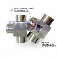 China ASME B16.11 Forged Stainless Steel High Pressure Socket Weld Pipe Fittings 3000-9000LBS Elbow Tee Cross 1/8