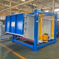 China Square tumbler vibrating screen machine for screening of large capacity sand and rock for sale
