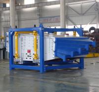 China Square tumbler vibrating screen machine for screening of large capacity sand and rock for sale
