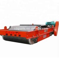 China Iron Separator Strong Suspended Conveyor Belt Magnetic Separator Self Cleaning Over Belt Magnetic Separator for sale