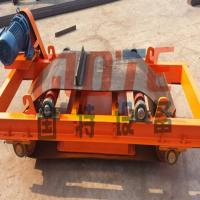 China Iron Separator Strong Suspended Conveyor Belt Magnetic Separator Self Cleaning Over Belt Magnetic Separator for sale