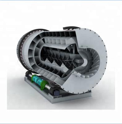 China 10-50tph Mineral Graphite Ore Powder Grape Slag Fluorite Lignite Rotary Dryer Machine for sale