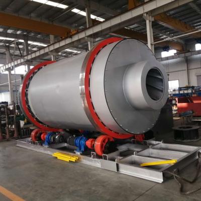 China 3 Pass Rotary Mineral Dryer with Small Drum and Durable Construction for sale