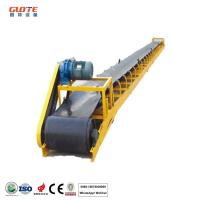 China PLC Controlled Sand Belt Conveyor for Inclining Steel Rubber Brick Belt in Coal Mine for sale