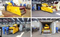 China Stainless Steel Linear Vibrating Screen for Sand Screening Circular Vibrating Screen for sale