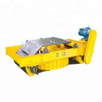 China 220V/380V Self Cleaning Conveyor Belt Overband Electromagnetic Separator Dry Iron Remover for sale