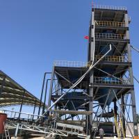 China Complete Set Silica Sand Upgrading Plant 100 Tons Increase in SiO2 Grade and Fe203 Removal for sale
