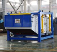 China Sand Linear Vibrating Screen with Vertical Vibrating Motor Dimension model for sale