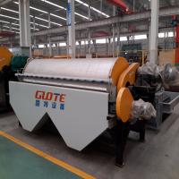 China Mining Machinery Black Gold Manganese Iron Copper Ore Wet Type Drum Magnetic Separator 350 KG for sale