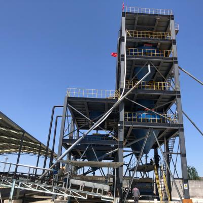 China Motor-Driven Silica Sand Washing Plant with Grinding Magnetic Separator Screening and Dewatering for sale