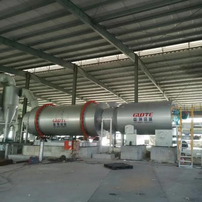 China Stainless Steel 304 Three Rotary Drum Dryer for Silica Sand of Block Size for sale