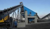 China 1986 KG Weight GUOTE Inclined Flat Rubber Belt Conveyor for Coal and Mining Materials for sale
