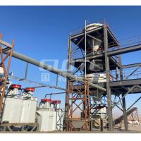 China 10000 KG Capacity Quartz/Silica Sand Process Plant Sand Washer Production Line for sale