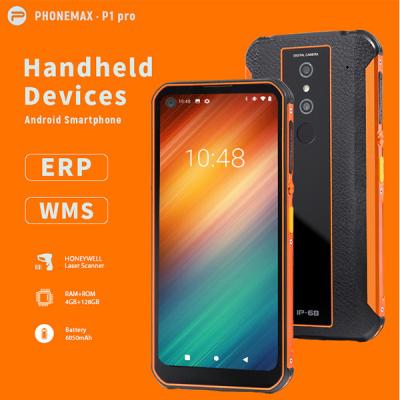 China 6.35 Inch INCELL Barcode Scanner PDA For QR Code Double SIM for sale