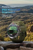China OEM Fitness Bluetooth Calling Smartwatch IP68 Waterproof 128M for sale
