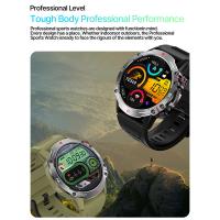 China Waterproof Men'S Rugged Bluetooth Calling Smartwatch Fitness Tracker 128M Flash for sale