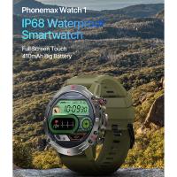 China IP68 Waterproof Rugged Outdoor Smartwatch Mens Durable Smartwatch for sale