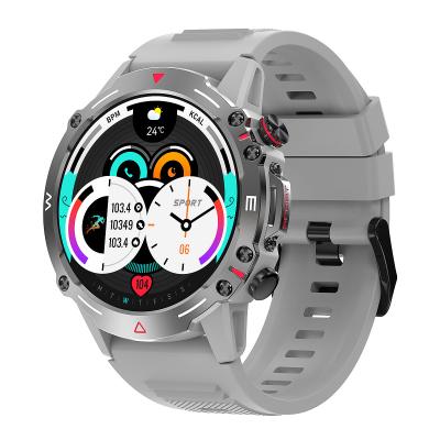 China Gold Touchscreen Rugged Outdoor Smartwatch Bluetooth 5.2 Android & IOS for sale