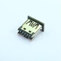 China Vertical 180-degree DIP female socket of USB3.2 Type-A connector, 10G GEN2, plug and receptacle set for sale