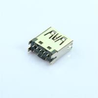 China Vertical 180-degree DIP female socket of USB3.2 Type-A connector, 10G GEN2, plug and receptacle set for sale