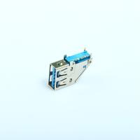 China USB 3.2  3.1 Gen2 Type A Female Connector, Vertical Side Entry SMT Socket, Straight Edge 10Gbps PCB Mount Receptacle for sale