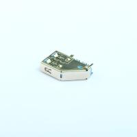 China USB 3.2  3.1 Gen2 Type A Female Connector, Vertical Side Entry SMT Socket, Straight Edge 10Gbps PCB Mount Receptacle for sale