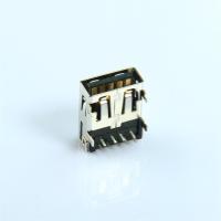 China USB 3.2 Gen2 Type A Female Connector, Vertical Side Entry SMT Socket, Straight Edge 10Gbps PCB Mount Receptacle for sale
